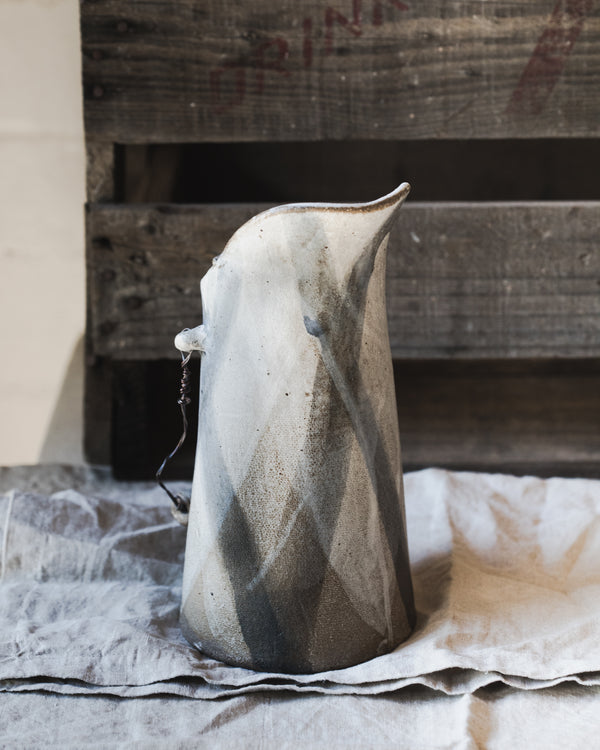 Rustic Farmhouse Jugs with wired ceramic handles - Clay Beehive